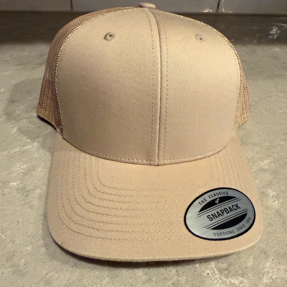 Accessories | Tan Snapback Cap | Poshmark